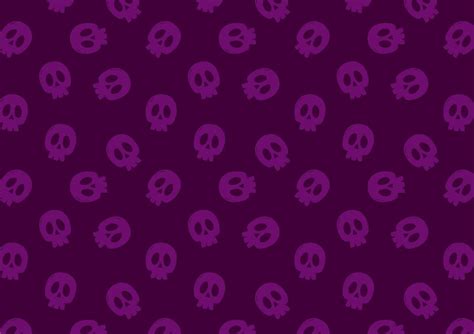 Skull Pumpkin And Bone Pattern Background Skull Icon Halloween Icon