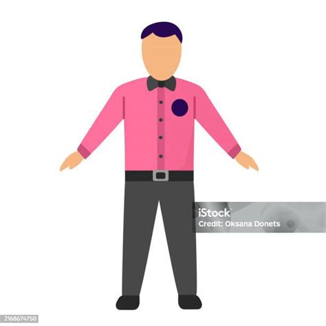 권투 심판 아이콘 클립 아트 아바타 Logtotype 고립 된 벡터 일러스트 레이 션 경기 스포츠에 대한 스톡 벡터 아트 및