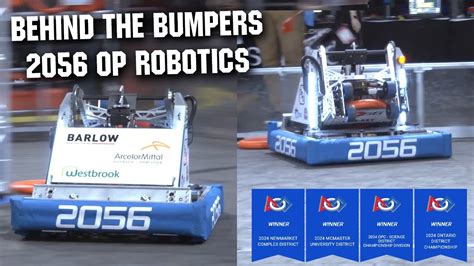 2056 Op Robotics Behind The Bumpers Frc Crescendo Robot Youtube