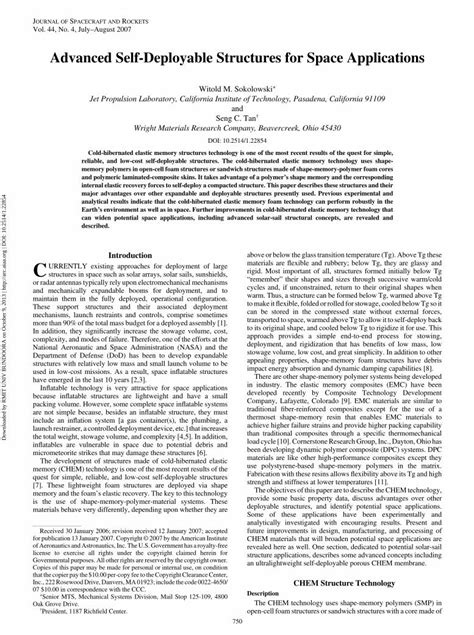 pdf advanced self deployable structures for space applications