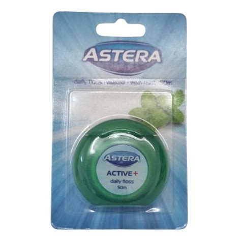 Конец за зъби Astera Active Daily Floss 50 м 1 брой Esteto Bg