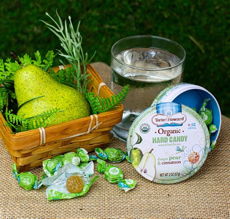 Torie And Howard® Organic Hard Candy Danjou Pear And Cinnamon 2oz Tin