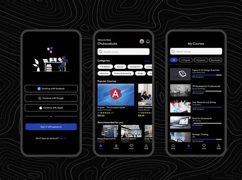 Online Learning Mobile App Behance