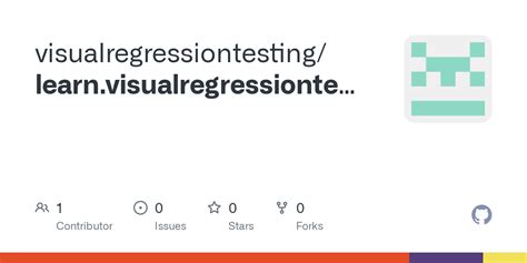 Github Visualregressiontesting