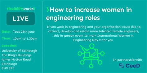 How To Increase Women In Engineering Roles Events Flexibility Works