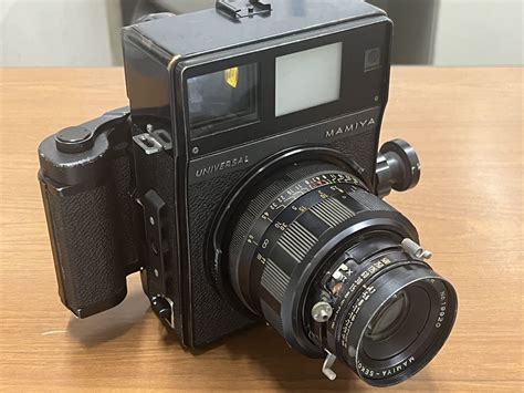 【やや傷や汚れあり】★mamiya Universal マミヤ ユニバーサルプレス Mamiya Sekor P 147 F127mm