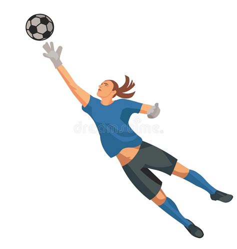 Goalkeeper Girl Stock Illustrations 577 Goalkeeper Girl Stock