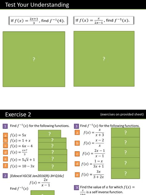 Gcse Functions Pdf Function Mathematics Analysis