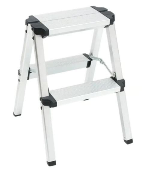Ripley ESCALERA OEM TABURETE PLEGABLE 2 PELDAÑOS ALUMINIO