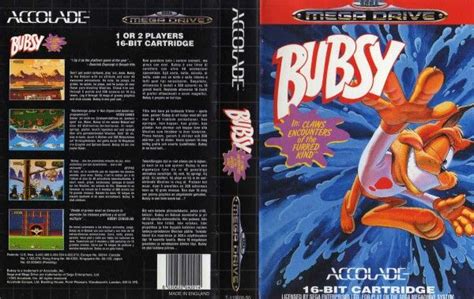 Bubsy The Bobcat Video Game Characters Game Character Sega Mega Drive