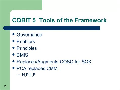 Cobit 5 Used In An Information Security Review Ppt