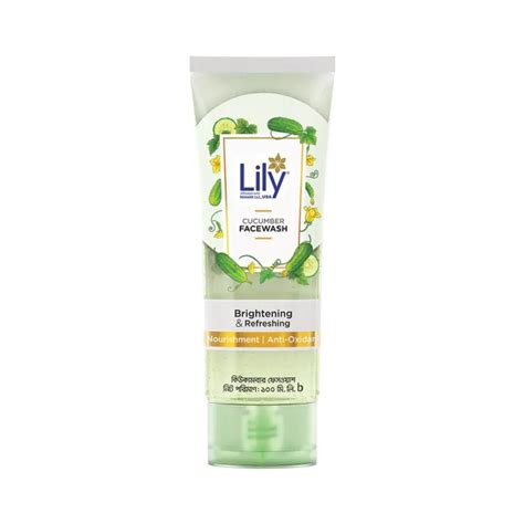 Lily Brightening And Refreshing Cucumber Face Wash 100ml Meyeghor