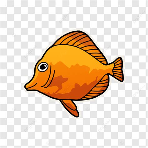 노란 물고기 벡터 생선 벡터 평면 디자인 Png 일러스트 및 벡터 에 대한 무료 다운로드 Pngtree