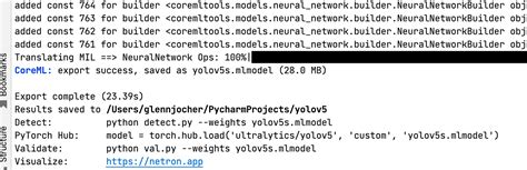 Exporting Trained Model To Coreml Missing Metadata · Issue 7284