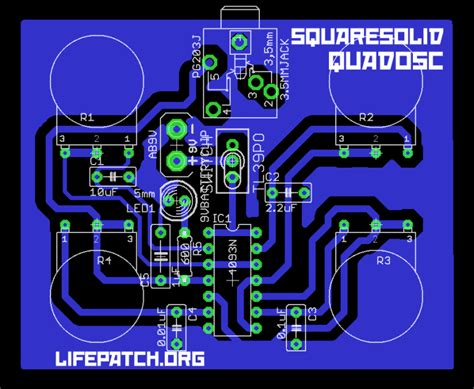 Quad Oscillator Using 4093 Tutorial Electronics Projects Quad Cheap Electronics