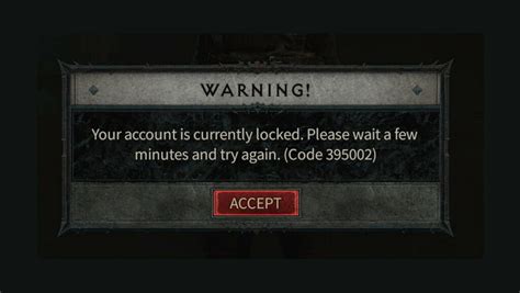 Fix Diablo 4 Your Account Is Currently Locked Error Code 395002