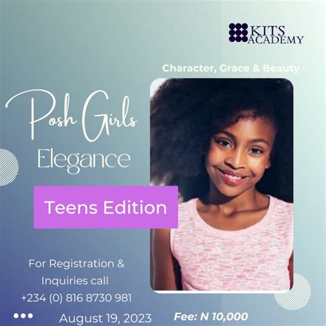 Buy Posh Girls Elegance By KITs Academy On Selar