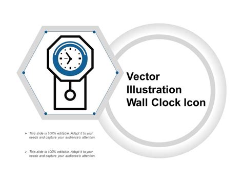 Vector Illustration Wall Clock Icon Ppt PowerPoint Presentation Infographic Template Clipart PDF