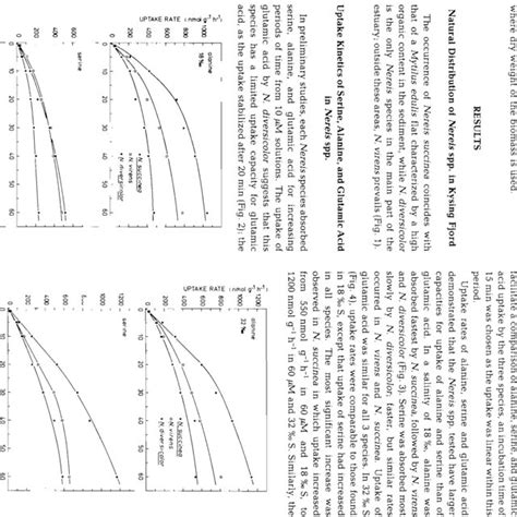 Nereis Succinea N Virens N Diversicolor Uptake Of Fig 4 Nereis