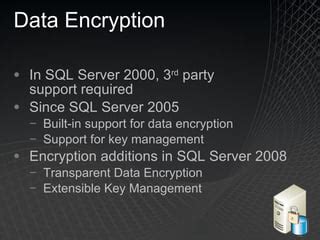 Sql Server Security Overview Ppt