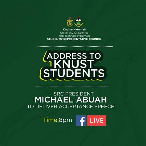 Knust Michael Abuah To Deliver Acceptance Speech After Being Sworn In