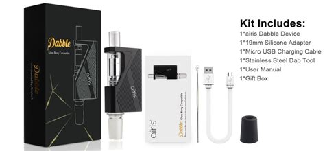 AIRIS Dabble Glass Bong Compatible Assorted Color