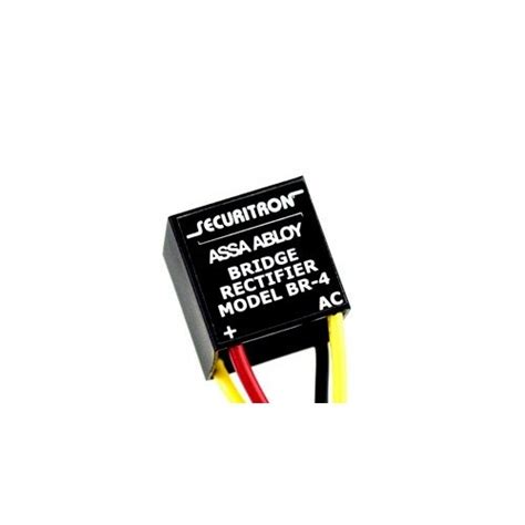 Securitron Br 4 Bridge Rectifier 4 Amp Capacity 12 Or 24 Vdc
