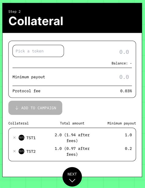 When Picking Collateral Make It Clear That Fees Are Present · Issue