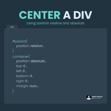 Top Ways To Center A Div In Css Css Tutorial Coding Coding