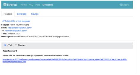 node js mysql add forgot reset password to login authentication