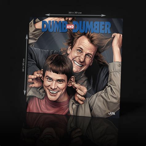 Dumb And Dumber Acrylic Poster Design Jm