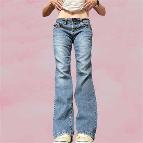 Y2k Low Rise Flare Jeans By Hydraulic Super Soft Depop
