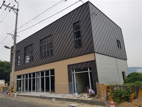 징크 공사 부산 양정동 현장 프린트검정