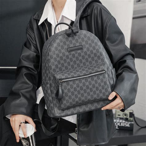 Balo Da Đi Học Ibag Balô Da Thời Trang Nam Nữ Cặp Da Pu Cao Cấp Ba Lô