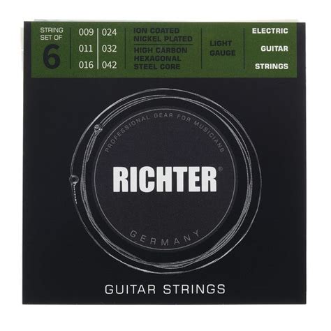 Richter Strings 9 42 Electric Guitar Thomann United States