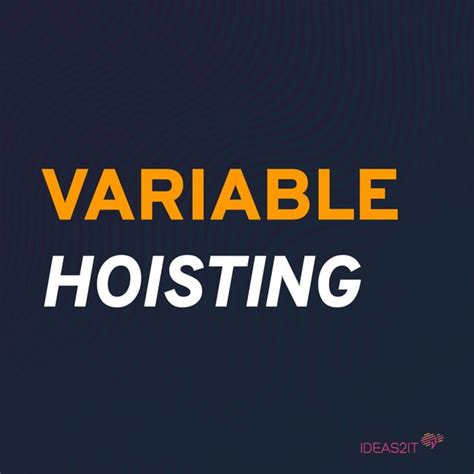 Variable Hoisting In Javascript Pdf