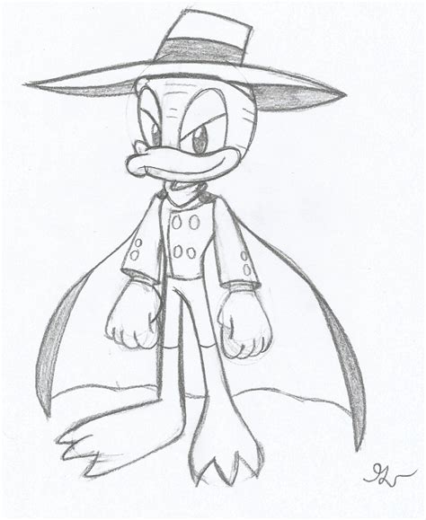 Sonic Darkwing Duck Sketch By Lol20 On Deviantart