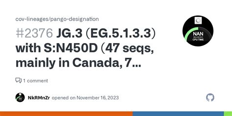 Jg Eg With S N D Seqs Mainly In Canada Countries Issue Cov