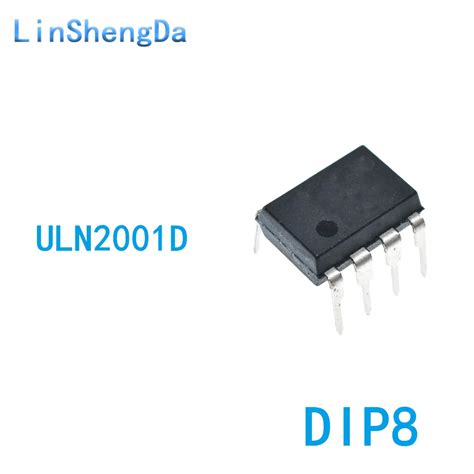 10pcs Uln2001d Uln2001 Darlington Transistor Direct Insertion Dip8
