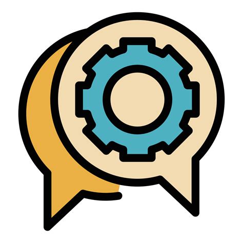 Technical Support Icon Color Outline Vector 15148028 Vector Art At Vecteezy