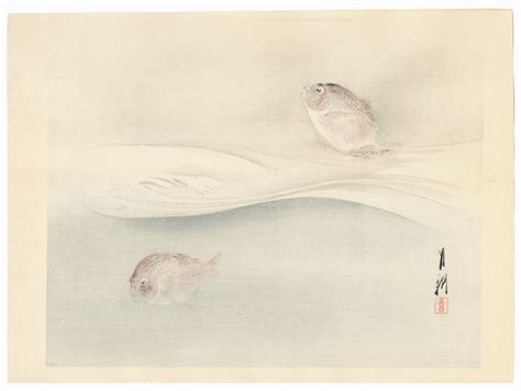 Gekko 1859 1920 Red Sea Bream Fuji Arts Japanese Prints