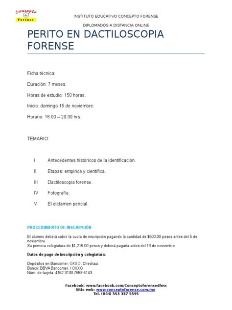Manual De Dactiloscopia Forense Pdf