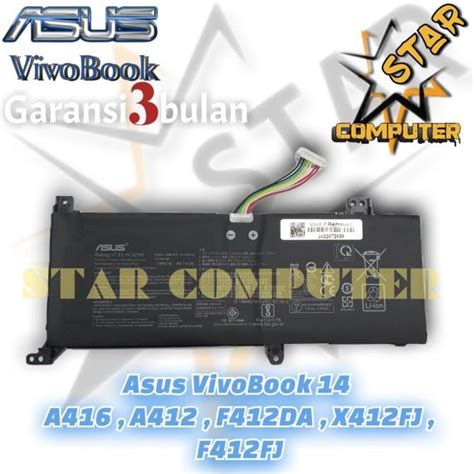 Jual Baterai Asus Vivobook 14 A416 A412 F412da X412fj F412fj C21n1818