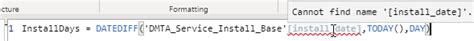 solved can t create datediff measure microsoft fabric community