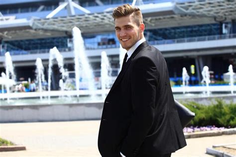 Premium Photo Handsome Smiling Confident Businessman Portrait