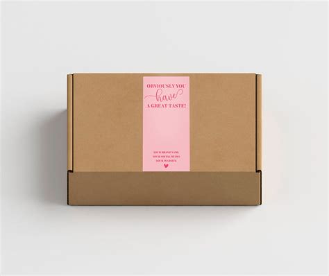 Custom Packaging Labels Branded Logo Stickers Mailing Stickers Box