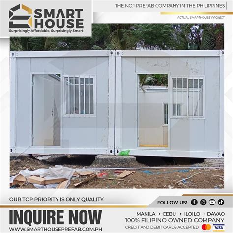 SMARTHOUSE PREFAB CONTAINER VAN HOUSE Commercial Industrial Construction Building