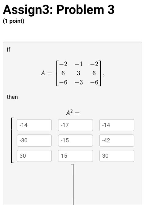 Solved Assign3 Problem 4 1 Point If A 3634 And Chegg