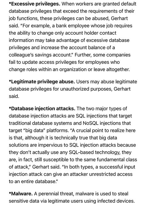 Solution Top Database Security Threats And How To Mitigate Them
