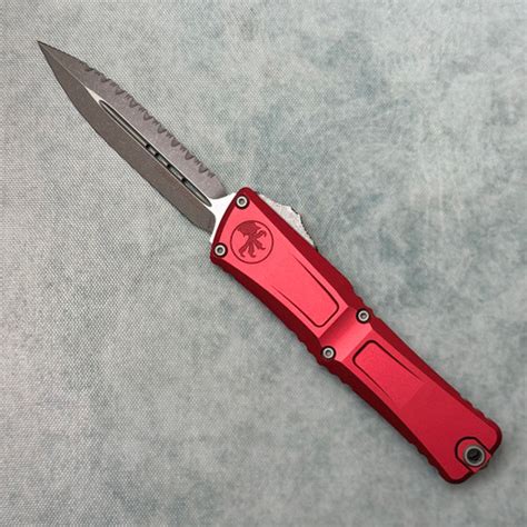 Microtech Combat Troodon De Gen Iii Red Apocalyptic Full Serrated 1142